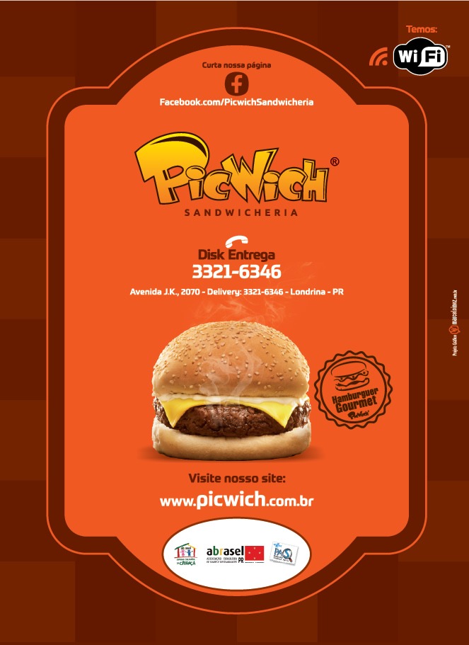 Cardápio de Lanches em Londrina - Picwich Sandwicheria